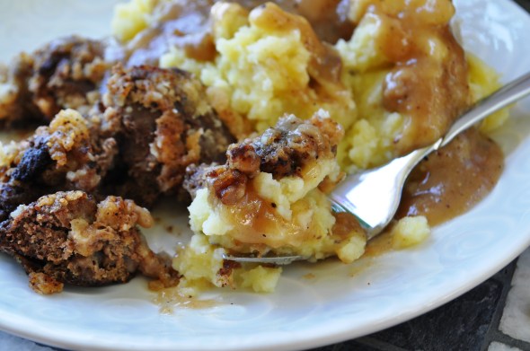 Fried Chicken Livers & Smashed Potatoes with Pan Gravy – gluten free zen